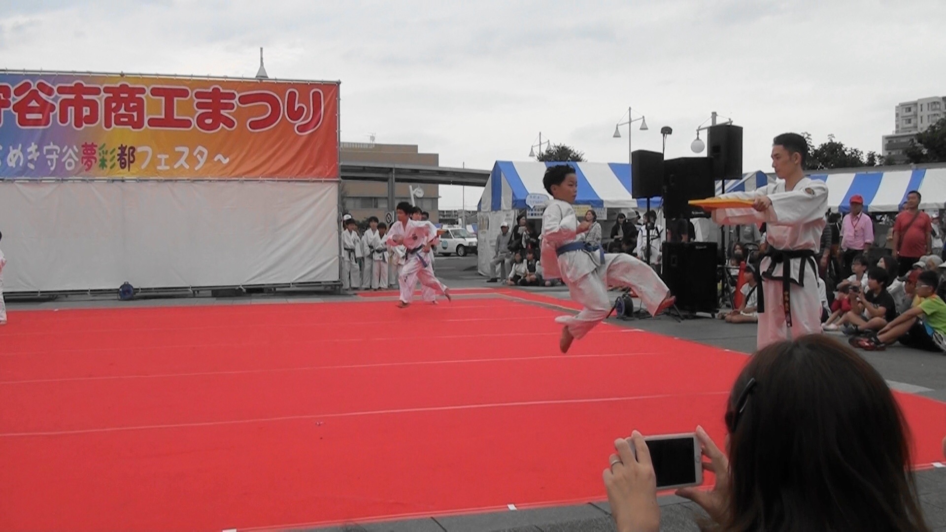 守谷商工会祭り テコンドー演武 | TFTCテコンドー