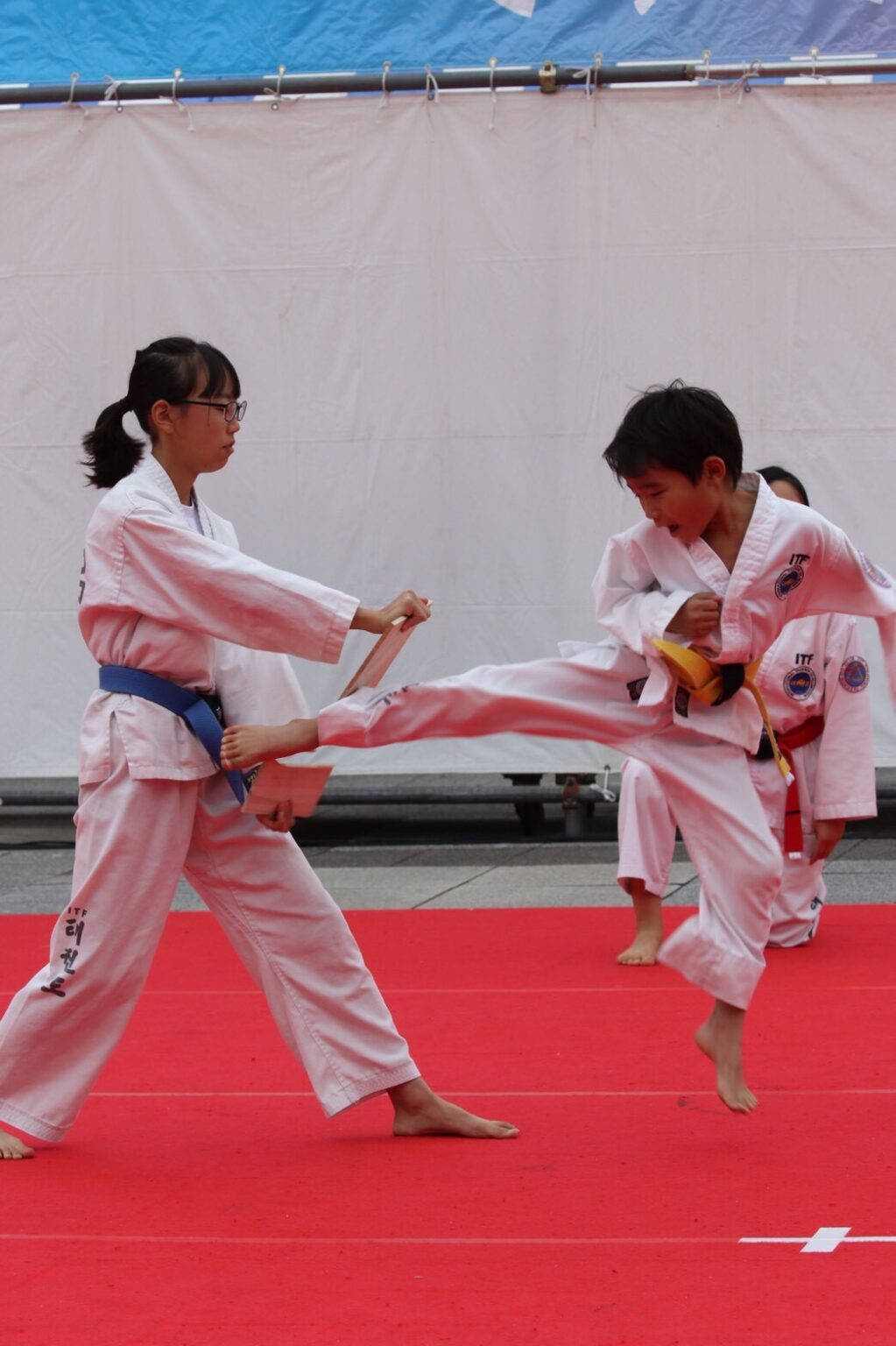 守谷商工会祭り テコンドー演武 | TFTCテコンドー